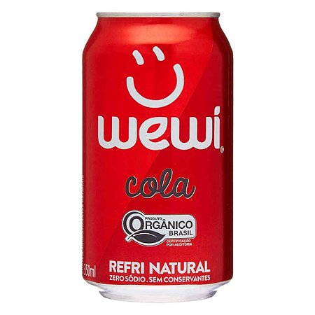 Refrigerante Wewi Cola Orgânico Lata 350ml - Raiz Nativa | Loja de ...