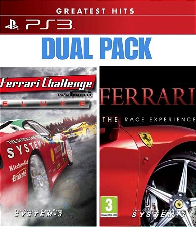 Combo Ferrari The Race Experience + Challenge Deluxe Midia Digital Ps3 ...