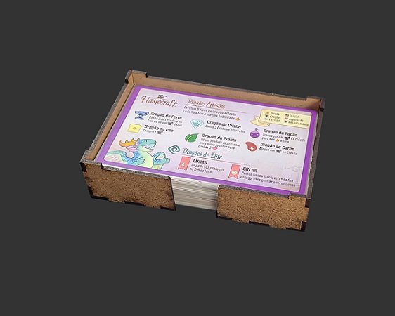 Organizador (INSERT MDF) para Flamecraft - Versão Padrão (com ...