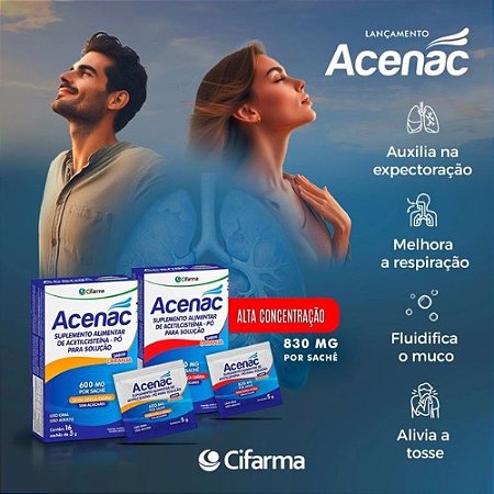 ACENAC FLUIMUCIL EXPECTORANTE TOSSE CATARRO CISTEIL - Drogaria do ...