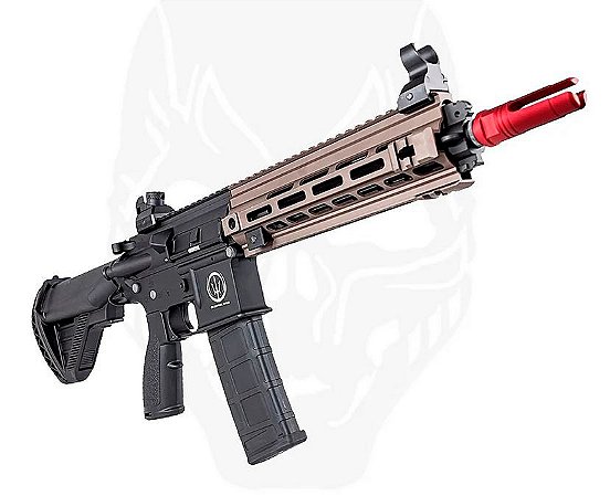 Rifle AEG M4 AR15 Neptune 9" DEVGRU - ROSSI - Caveira Airsoft