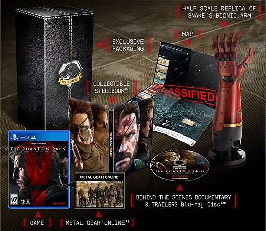 Metal Gear Solid V The Phantom Pain Collectors Edition PS4 - Game Games