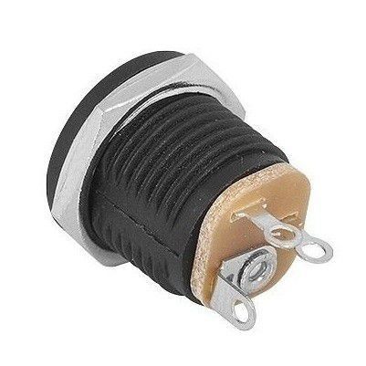 Conector Jack P4 Femea (J4 2,1mm) DC-022 - Eletrônica Ômega