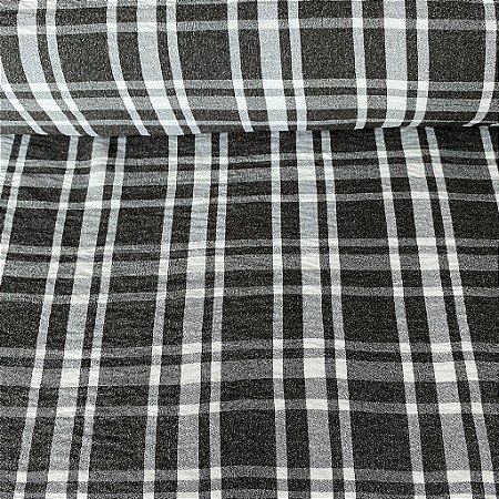 Crepe Air Flow Duna Xadrez Preto - A Catarinense Tecidos | Entrega ...