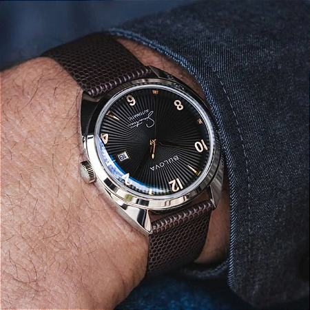 Relógio Bulova Sinatra Fly Me To The Moon Automático 96B348 ...