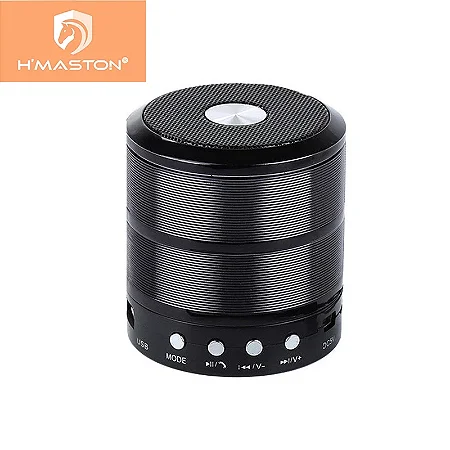 H'maston Ws-887 Caixa De Som Bluetooth Portátil Com Cordão E Radio Fm ...