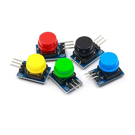 Kit Módulo Botão Push Button com Capa - Bit Maker - Arduinos, Módulos ...