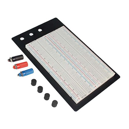 Protoboard 1660 Pontos com Base Metálica e Bornes - Bit Maker - Arduinos, Módulos, Sensores, 3D ...