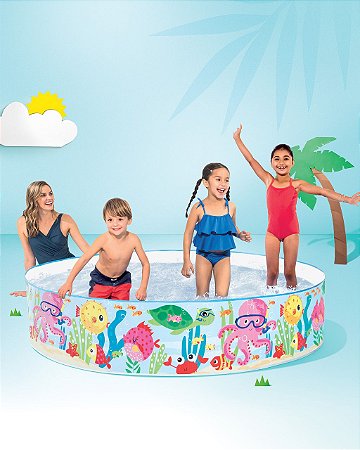 Piscina Snapset Redonda Oceano 183cm 958L Intex 56452 - | Fluthua Store