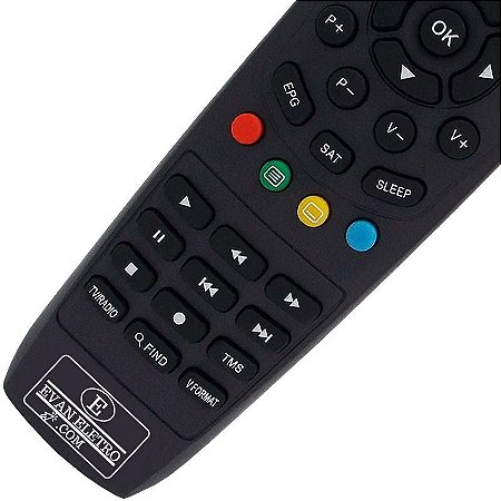 Controle Remoto Receptor Audisat K20 Huracan - EVANELETRO.COM - Distribuidor e Revendedor ...