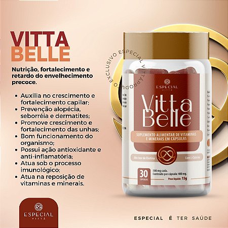VITTA BELLE - 30 cápsulas - Especial Vittá