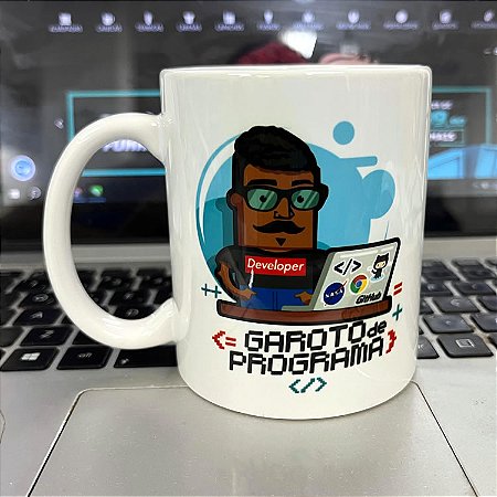 Caneca Garoto de Programa Negro - Caneca do Dev - Canecas e produtos de ...