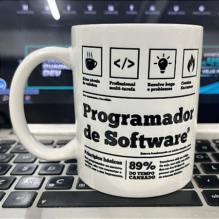 Caneca Programador de Software - Caneca do Dev - Canecas e produtos de ...