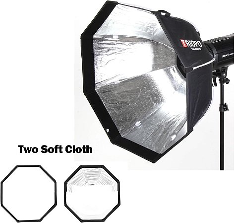 Softbox Octabox 55cm TRIOPO K2-55 mount BOWENS sem colmeia / sem grid ...