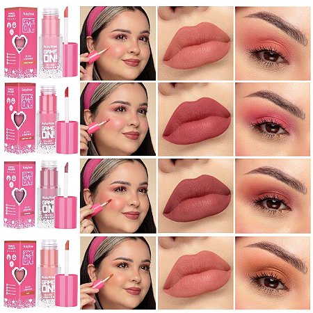 Ruby Rose - Blush Líquido Game On - 4 Unid - Distribuidora JCF ...