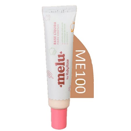 Ruby Rose - Base liquida Melu G3 RR872 - ME100 - Distribuidora JCF - Fornecedor de Maquiagem em ...
