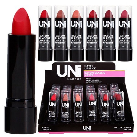 Uni Makeup - Batom Classic Matte Lipstick BA38DS - 24 und ...