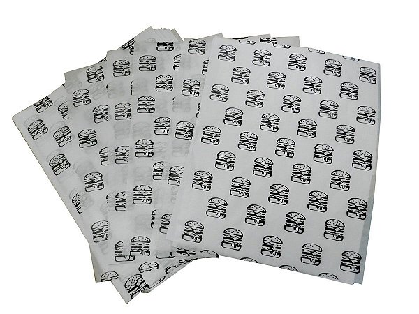 Papel Acoplado Food Frios Lanches Hambúrguer - PAPELÃO&CIA