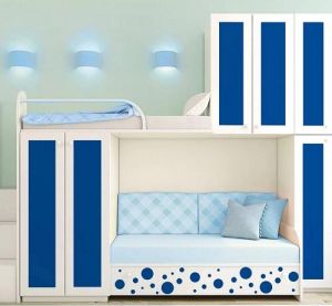 Papel Adesivo Contact Azul Opaco 45cm X 10 Metros - etiquetasdk