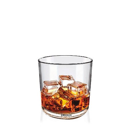 Copo de Whisky Acrilico Transparente Personalizado - KrystalON Copo ...