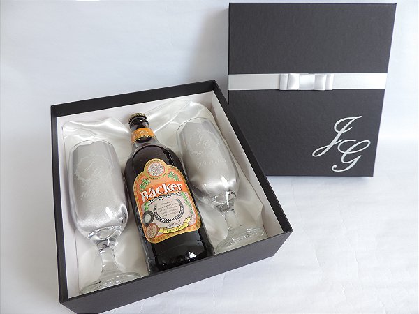 Presente Personalizado c/ Taça de Cerveja + Caixa Presente | MONDY ...