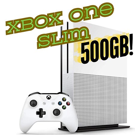 Xbox One Slim de 500GB Games Voce Compra Venda Troca e Assistencia de games em geral