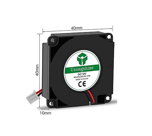 Cooler Turbina 4010 - 12v - Impacto CNC