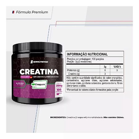 Creatina Creapure 300g - Suplemento de Qualidade para Ganho Muscular ...
