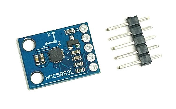 Módulo Bússola Digital Magnetômetro 3 Eixos HMC5883L GY-273 - PISCALED ...