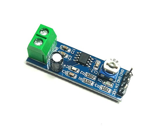 Módulo Amplificador De Áudio Lm386 5-12Volts Ajustável - PISCALED ...