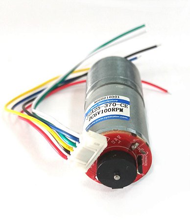 Motor Dc 6v Com Encoder 100rpm - PISCALED | Arduino | Componentes ...