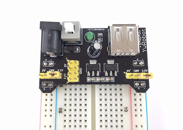 Mb102 Módulo Alimentação Protoboard 5v e 3,3v - Com Regulador AMS1117 ...