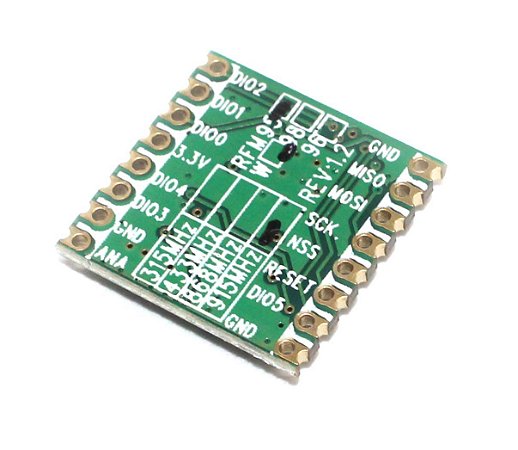 Módulo LoRa RFM95W RFM95 915Mhz - PISCALED | Arduino | Componentes ...