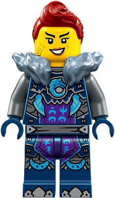 Minifigura Lego Ninjago - Jordana com Gola de Pele - TECLINC