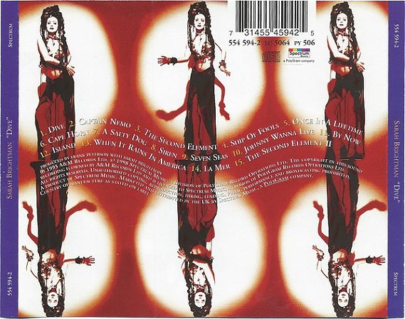 CD - Sarah Brightman – Dive - Colecionadores Discos - vários títulos em ...