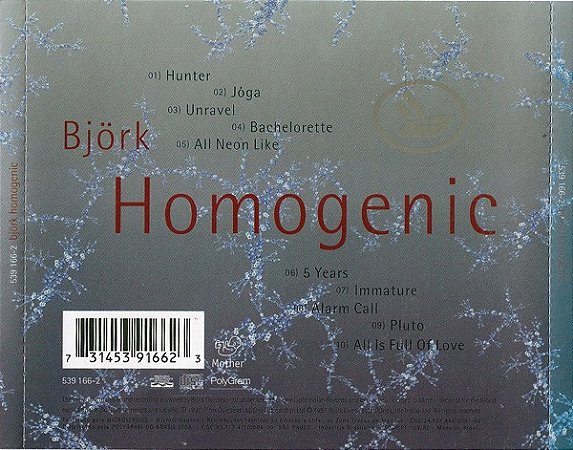 CD - Björk – Homogenic - Colecionadores Discos - vários títulos em ...