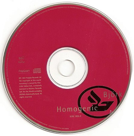 CD - Björk – Homogenic - Colecionadores Discos - vários títulos em ...