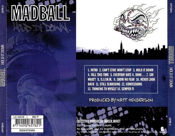 CD - Madball ‎– Hold It Down - Colecionadores Discos - vários títulos ...
