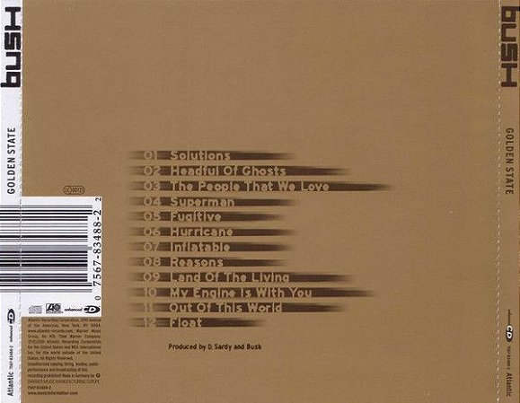 CD - Bush ‎– Golden State - Colecionadores Discos - vários títulos em ...