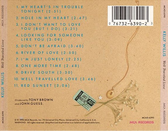 CD - Kelly Willis ‎– Well Travelled Love IMP . USA - Colecionadores ...