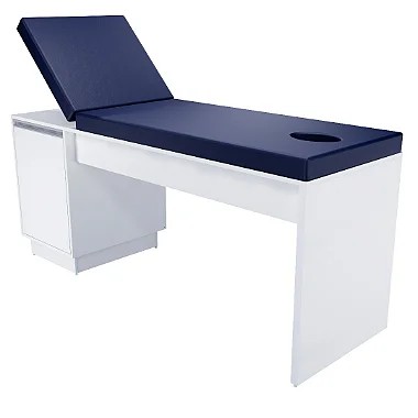 Maca hospitalar fixa, balcão em MDF, 1 porta. - Medical Company