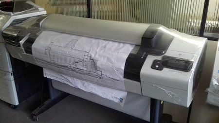 Plotter e Multifuncional HP Designjet T2300 2300 MFP - Impressoras Mooca compra e venda de ...