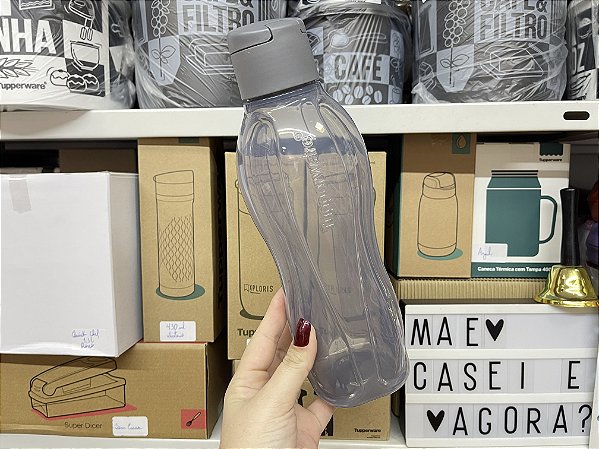 Tupperware Eco Tupper Plus 1 Litro Chumbo - Mãe, Casei e Agora?-Tupperware!