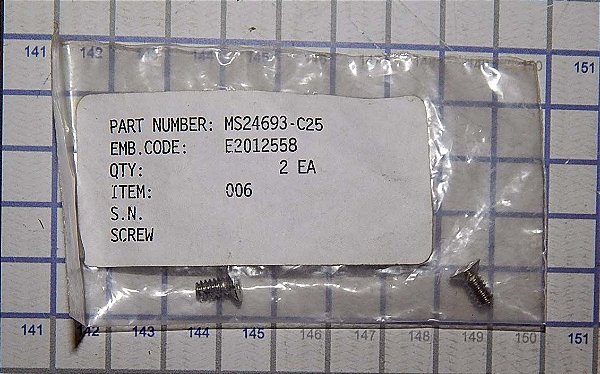 PARAFUSO MS24693-C25 - Fibraer