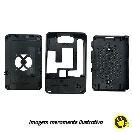 Case Raspberry Pi 4 com Cooler e Dissipadores - Arduino e Raspberry em Manaus é na Smart Projects!