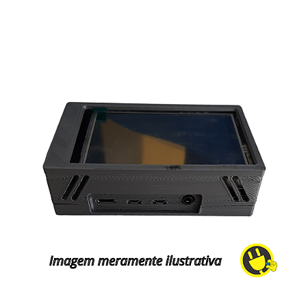 Case Raspberry Pi 4 Display 3,5" Impressão 3D - SmartProjects Brasil ...
