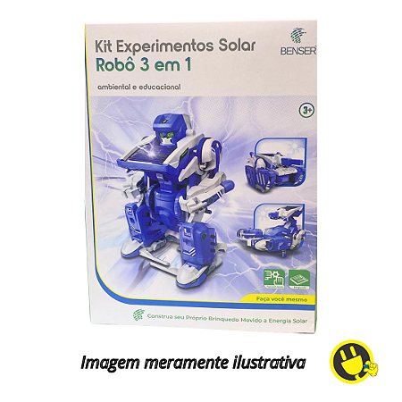 Kit Experimentos Solar Transformers 3 em 1 - SmartProjects Brasil ...