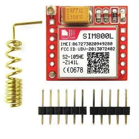 MODULO GSM GPRS SIM800L - RS Robótica