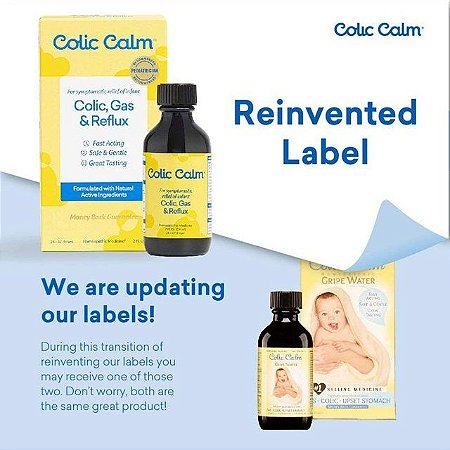 Colic Calm - Alívio natural para cólicas - Zize Trekos - Artigos para ...