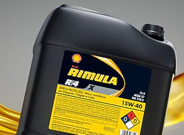 Óleo de Motor Diesel Shell Rimula RT4X 15W40 CI-4 ACEA E7 MB 228.3 ...